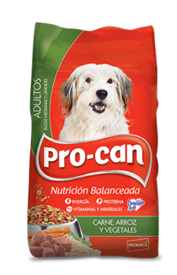 PROCAN Adulto VEGETALES 30KG - Mi Mascota Online